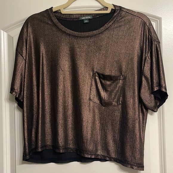 Tops | Bronze Crop Top | Poshmark
